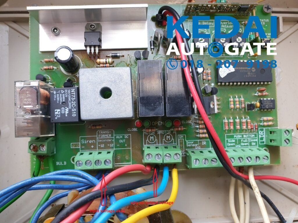 Autogate Cannot Open – Change Dnor Autogate Control Panel In Puchong ...